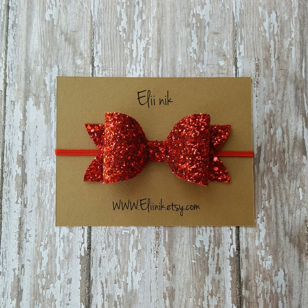 Red Bow - Etsy