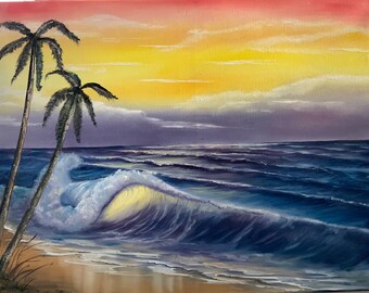 Bob Ross Ocean - Etsy