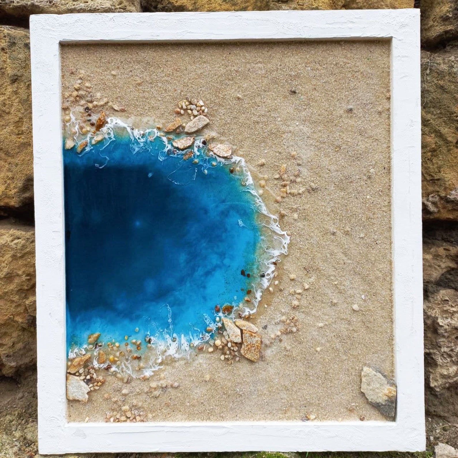 3d Ocean Resin Art Resin Ocean Wave Modern Resin Art Sea - Etsy