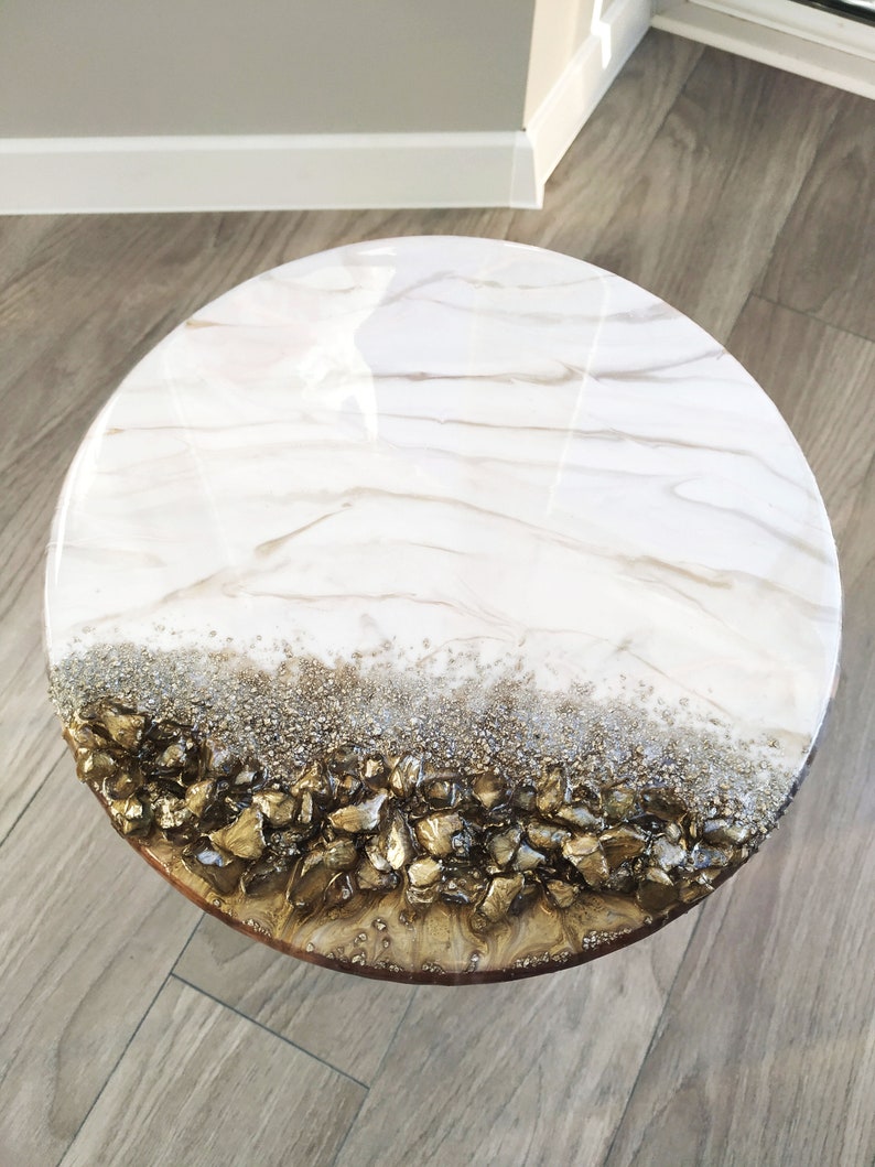 Crystal Geode Painting Agate Geode Art Gold Geode Resin - Etsy