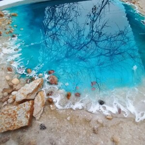 3d Ocean Resin Art, Resin Ocean Wave, Modern Resin Art, Sea Wave ...