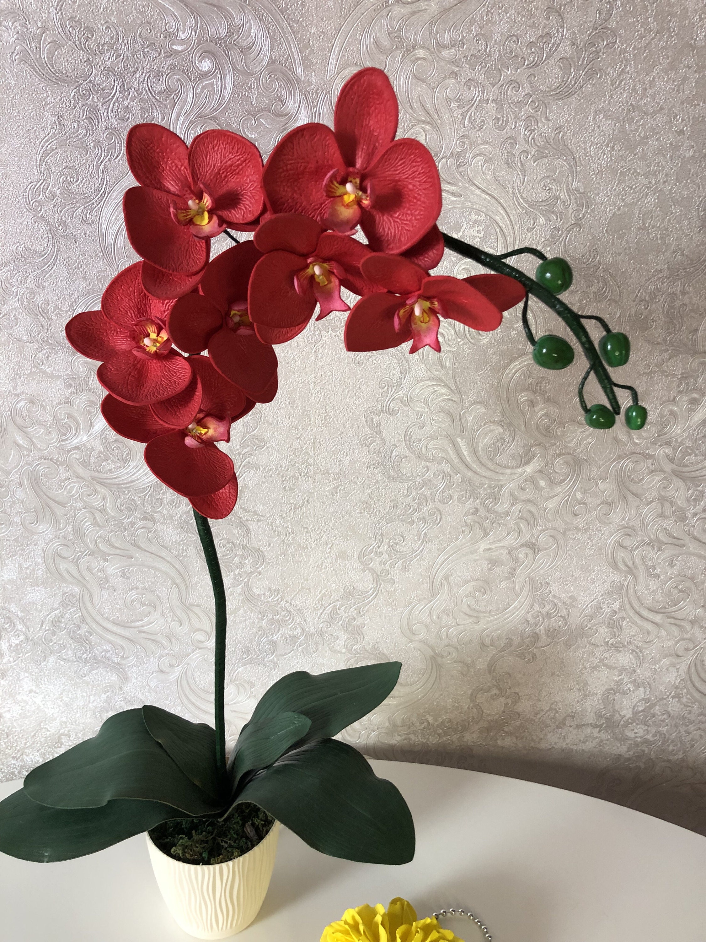 Orchid Arrangement Floor Lamp Giant Isolon Flower Lamp - Etsy