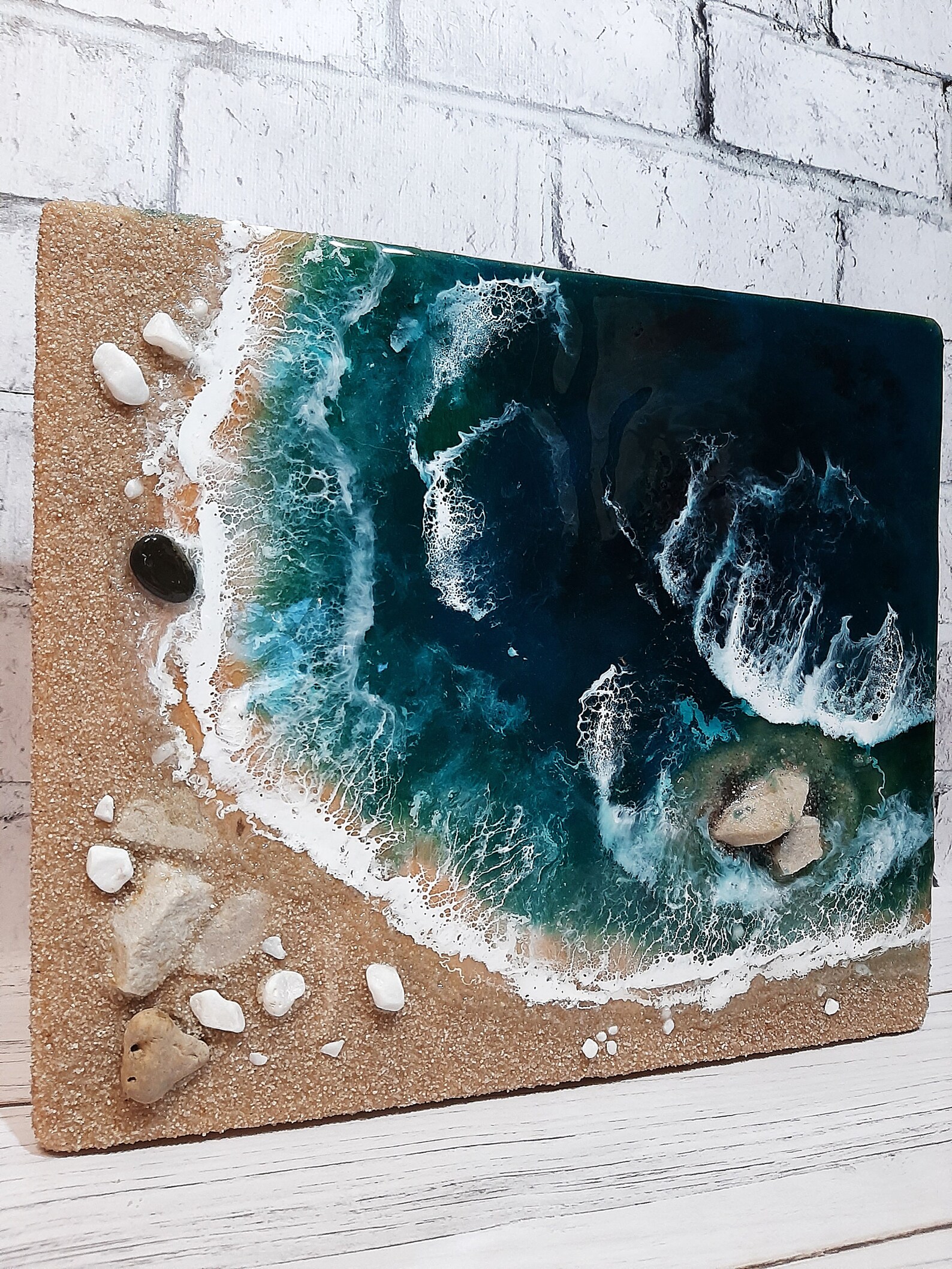 Pictures of the Ocean Epoxy Painting Epoxy Resin Art Ocean | Etsy