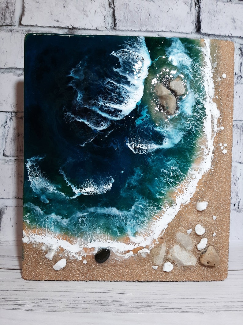 Pictures of the Ocean Epoxy Painting Epoxy Resin Art Ocean - Etsy