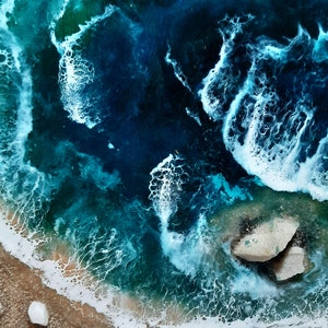 Pictures of the Ocean, Epoxy Painting, Epoxy Resin Art, Ocean Resin Art ...