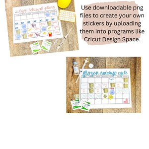 DIGITAL FET Planner Set, IVF, Frozen Transfer - Etsy
