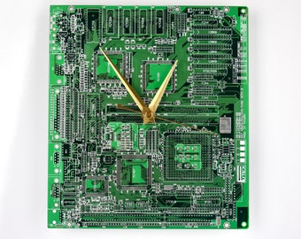 Computer Motherboard Wall Clock - Etsy
