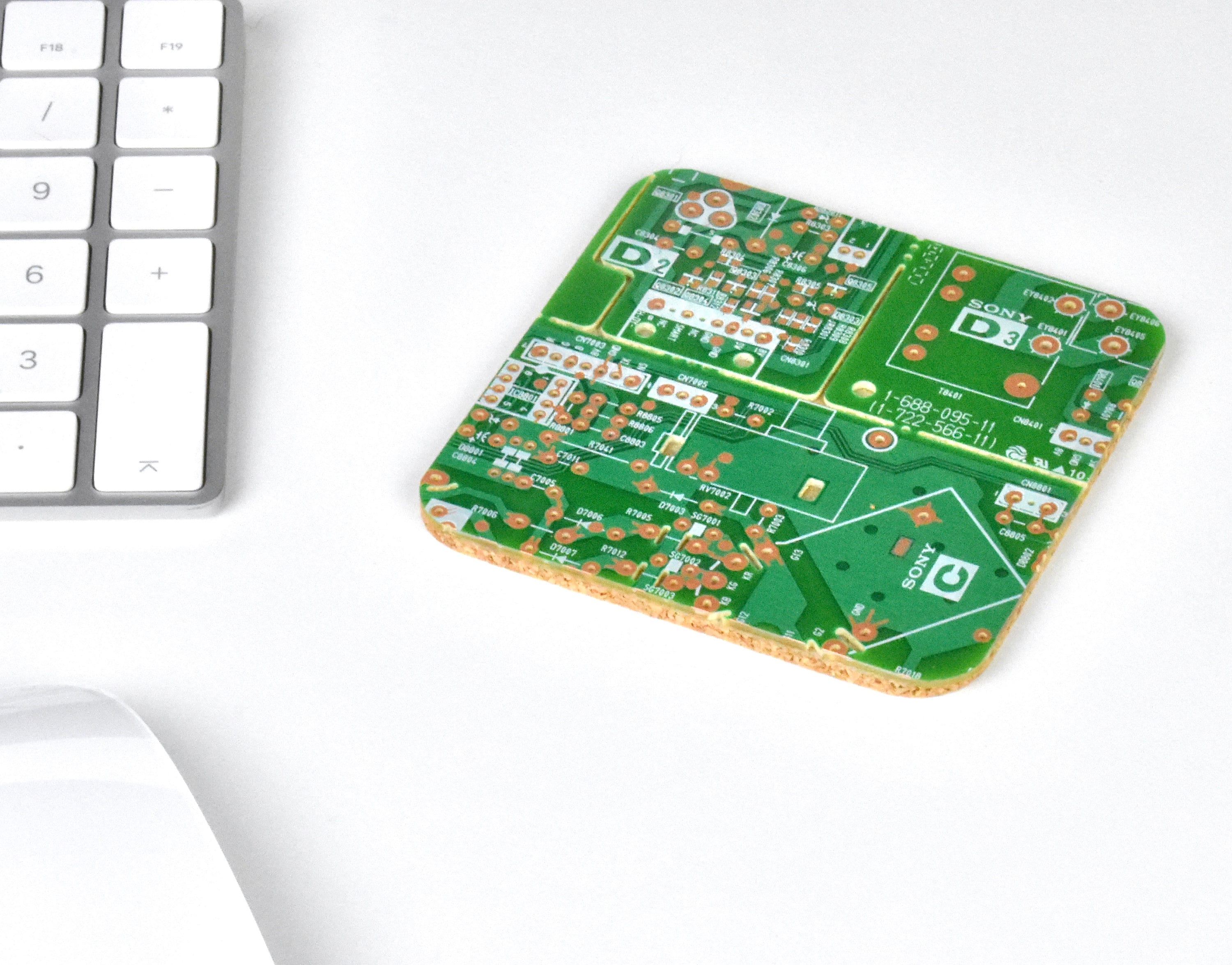 Circuit Board Coaster (individual) - Geeky Christmas Gifts - Computer ...