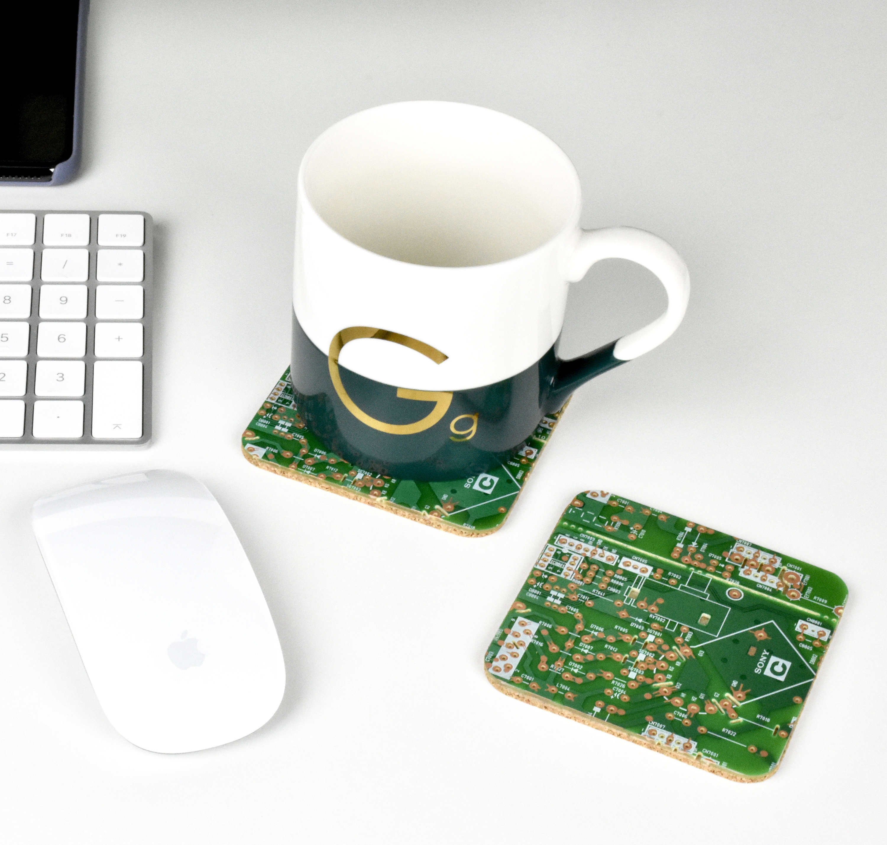 Circuit Board Coaster (individual) - Geeky Christmas Gifts - Computer ...