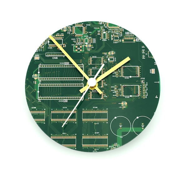 Circuit Board Clock - Etsy