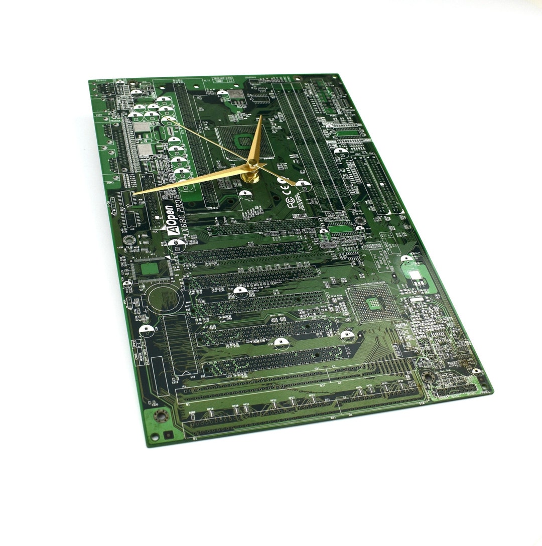 Circuit Board Wall Clock - Computer Geek Gifts - Tech Gift - Software ...