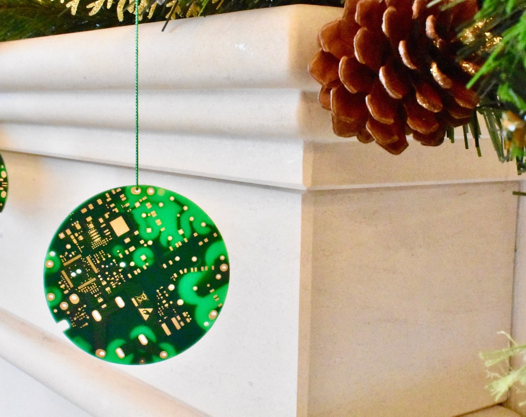 Circuit Board Christmas Tree Decoration, Computer Geek Xmas Gifts ...