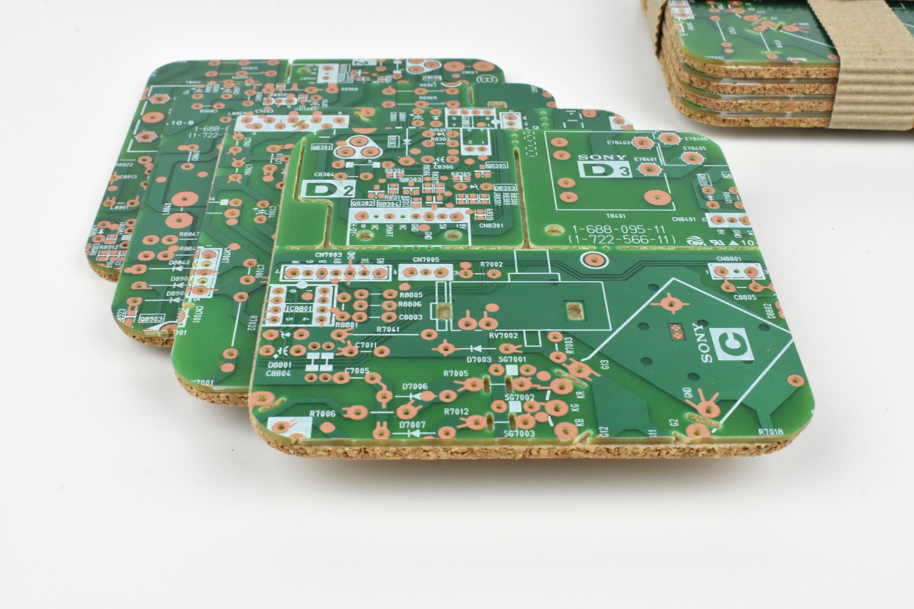 Circuit Board Coasters Set of 4 Geeky Christmas Gift - Etsy UK