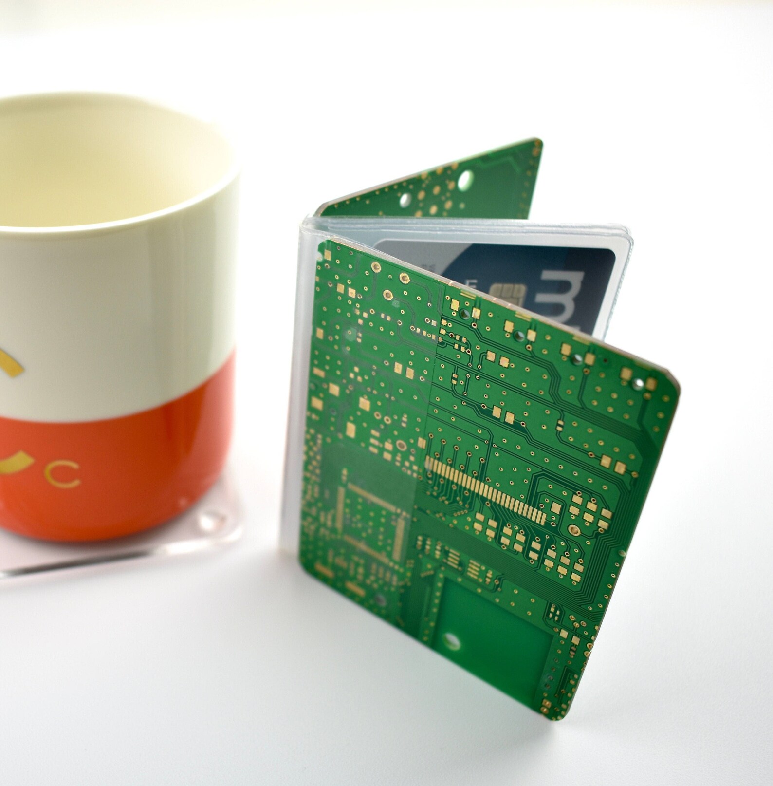 Circuit Board Credit Card/debit Card/ Pass Holder - Geeky Christmas ...