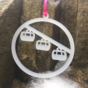 Cable Car Christmas Tree Decoration - Mountain Gondola Decoration ...