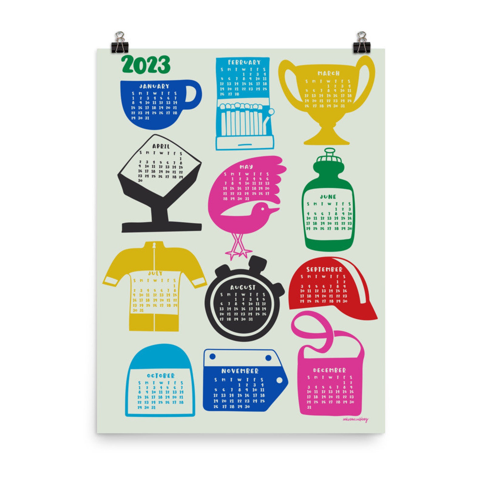 EC Poster Calendar - Etsy