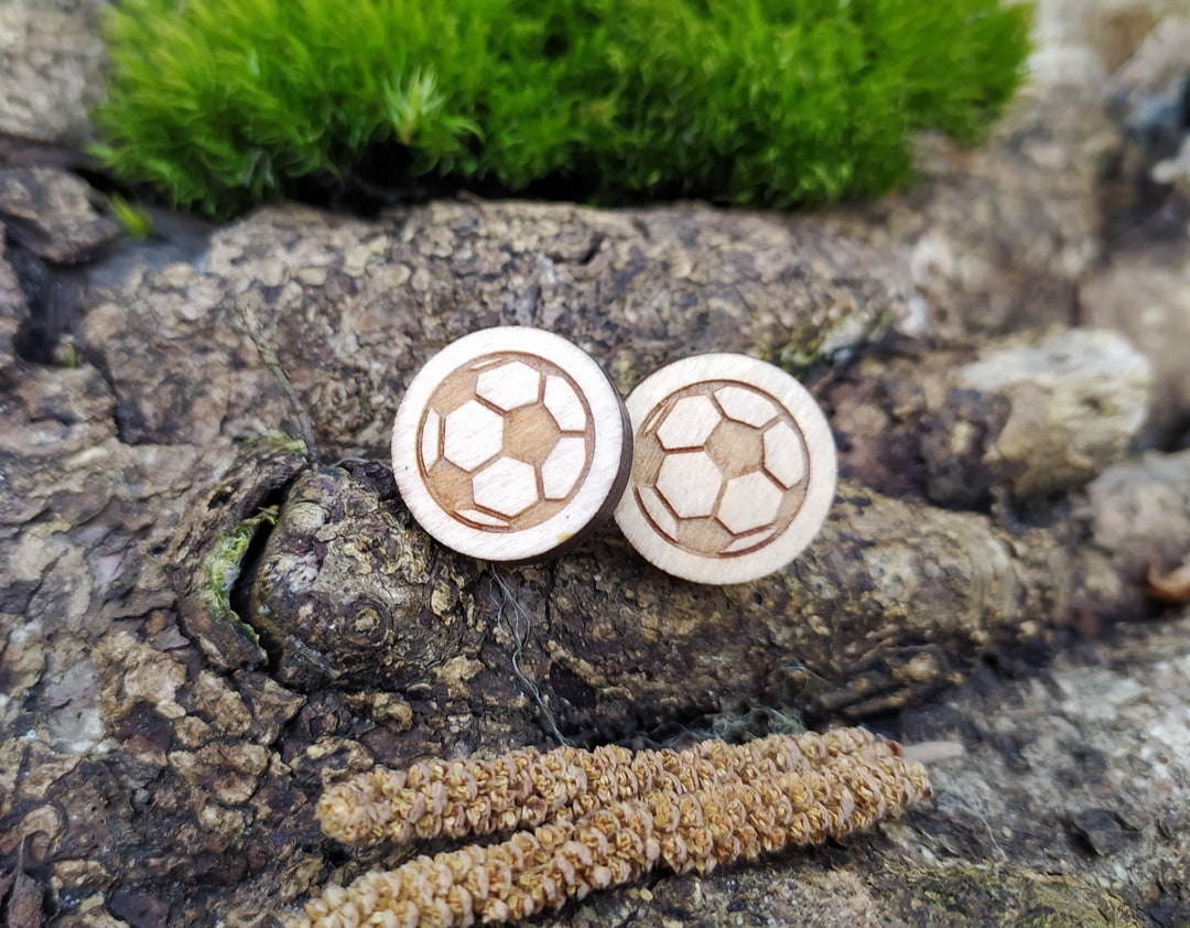 Football Cufflinks, Soccer Coach Groomsmen Proposal Wood Custom Cuff ...