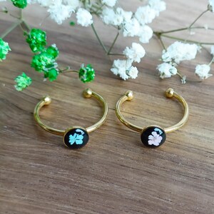 Pressed Flower Ring for Daughter, Cottagecore Graduation Gift, Dainty ...
