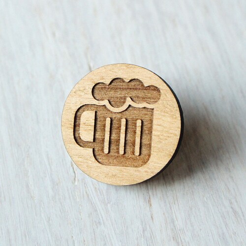 Heart Beer Enamel Pin - Etsy