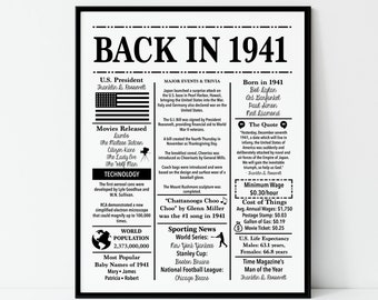 1997 Back in 1997 Fun Facts 1997 Trivia Birthday Sign 1997 16x20, 8x10 ...
