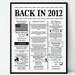 Personalized 2014 10th Birthday Back in 2014 10th Birthday NEWSPAPER ...