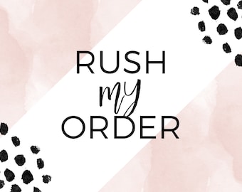 Rush Order Art - Etsy