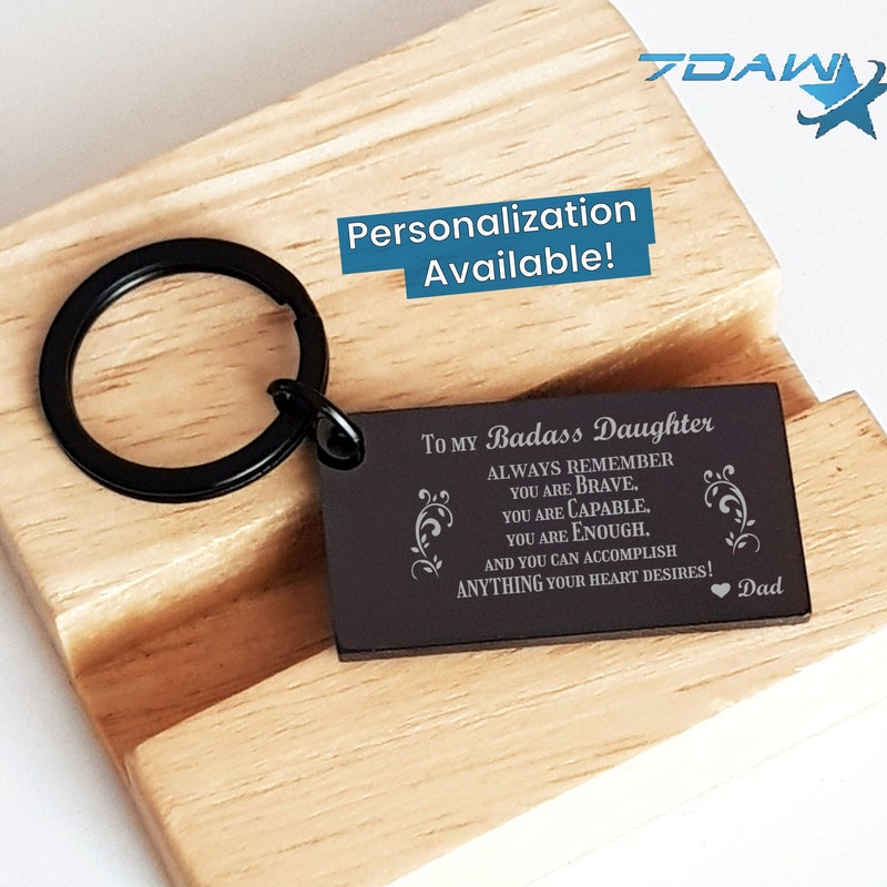 Badass Keychain - Etsy