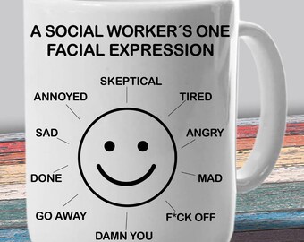 Funny social work | Etsy