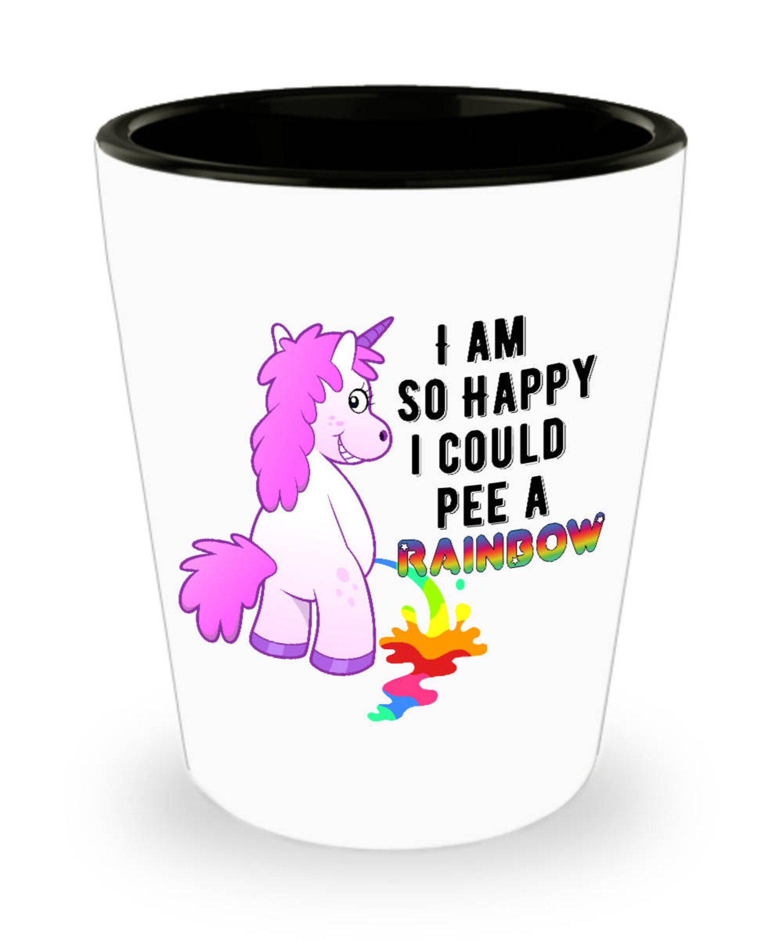 Unicorn Shot Glasses Set of 2 Funny Shot Glasses Unicorn Gifts | Etsy