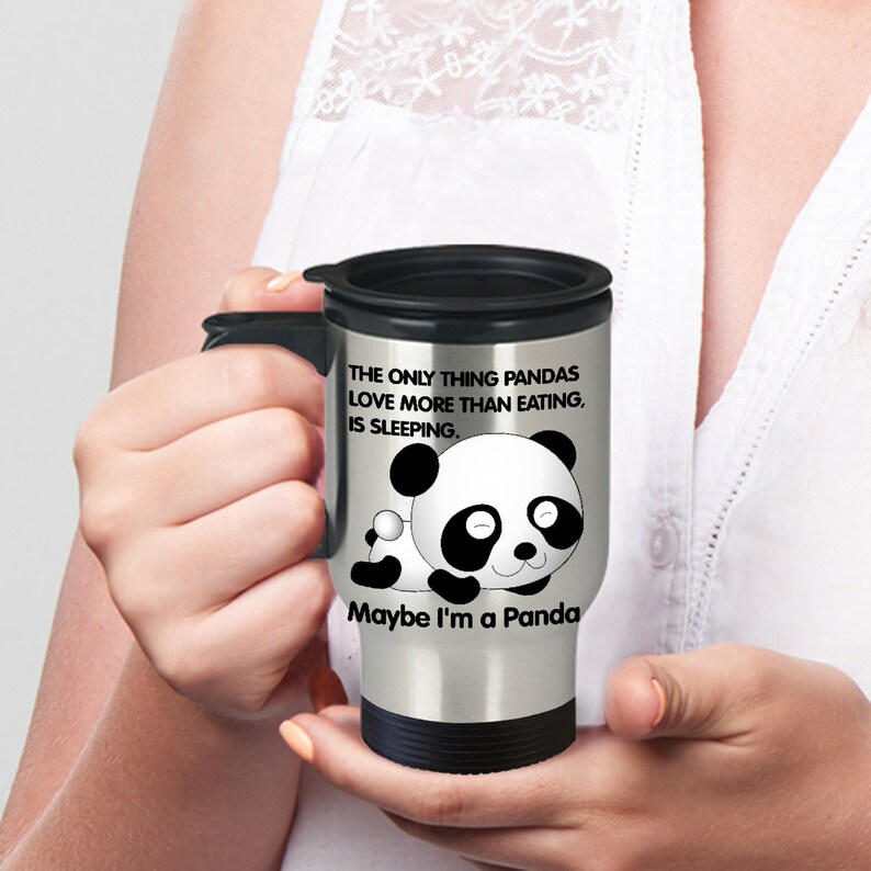 Pandas Travel Mug Panda Gifts Panda Coffee Mug Panda Bear - Etsy