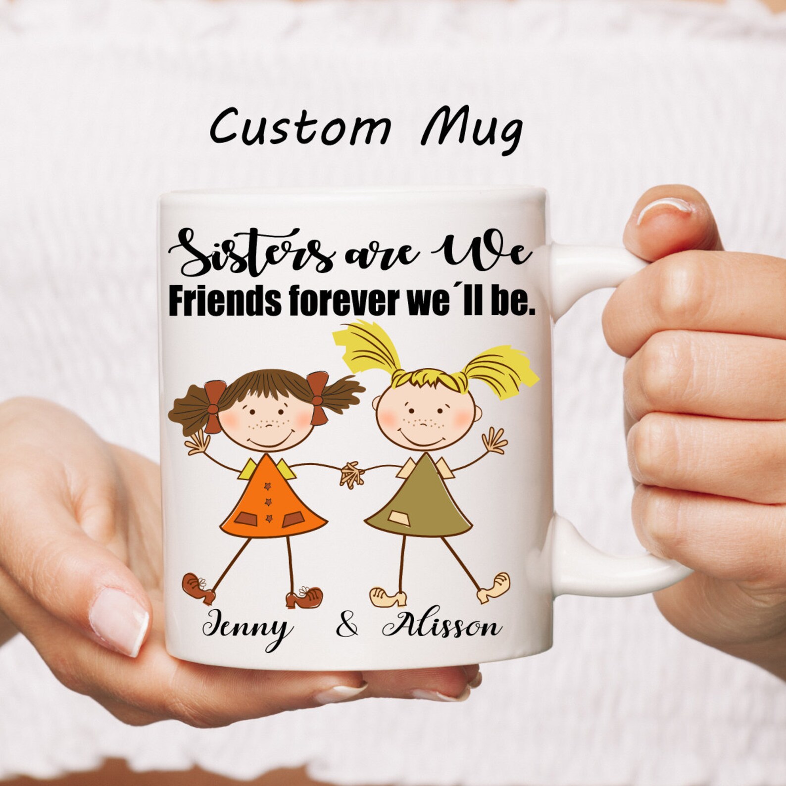 Amazing Sister Mug Personalized Custom Gift Friendship Mug - Etsy