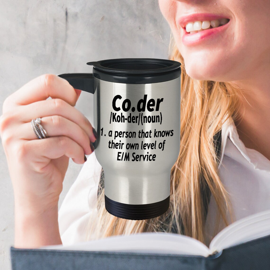Medical Coder Travel Mug Medical Coding Gifts | Etsy