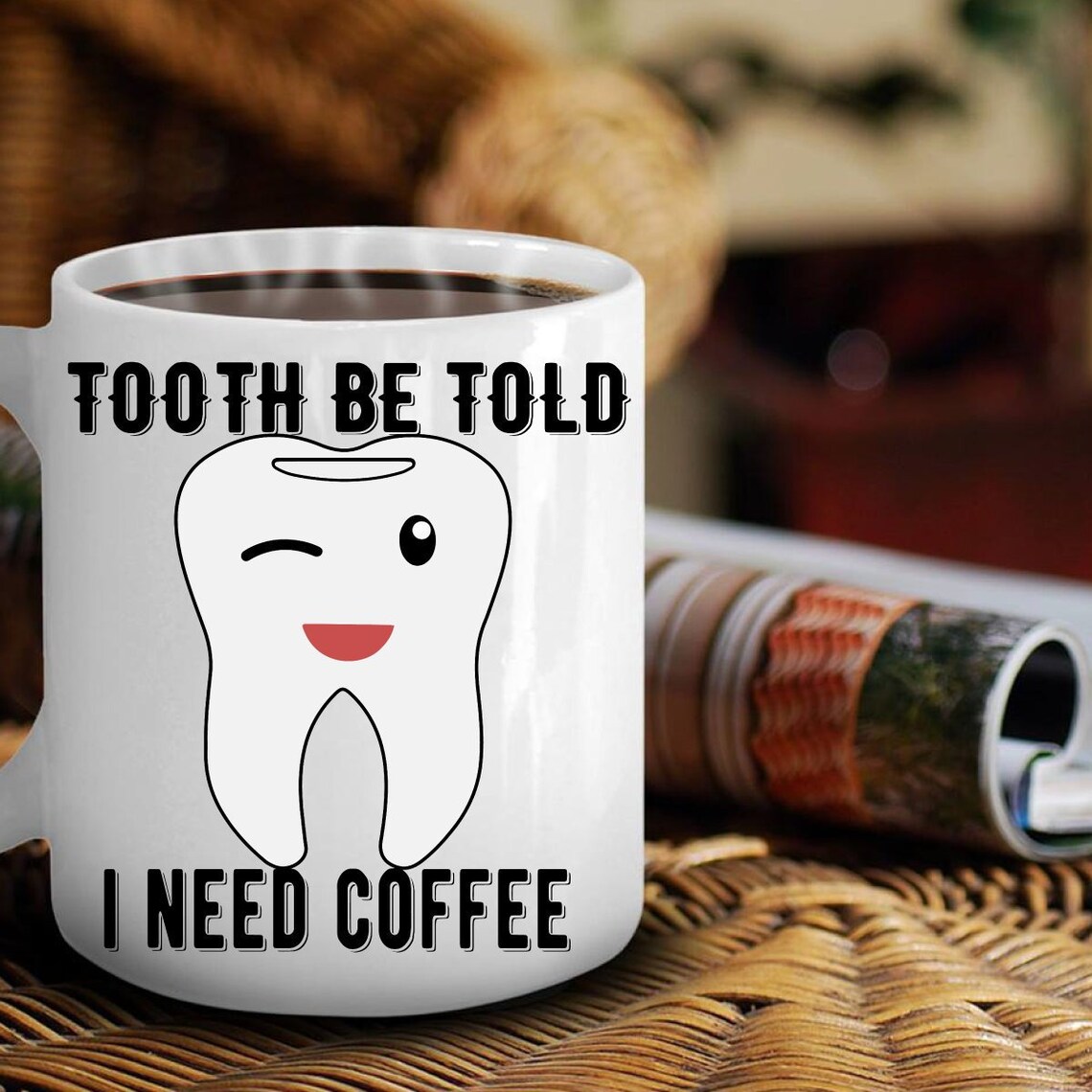 Tooth Be Told Mug Cute Tooth Mug - Etsy