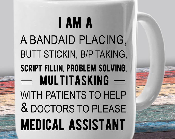 Medical Assisting Coffee Mug - Medical Assistant Mug - Medical ...