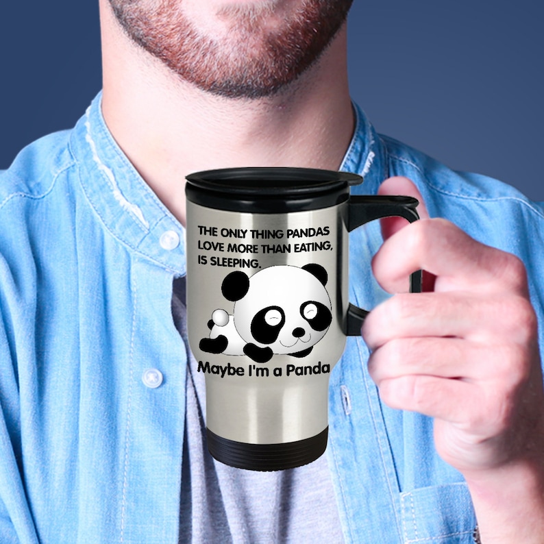 Pandas Travel Mug Panda Gifts Panda Coffee Mug Panda Bear - Etsy