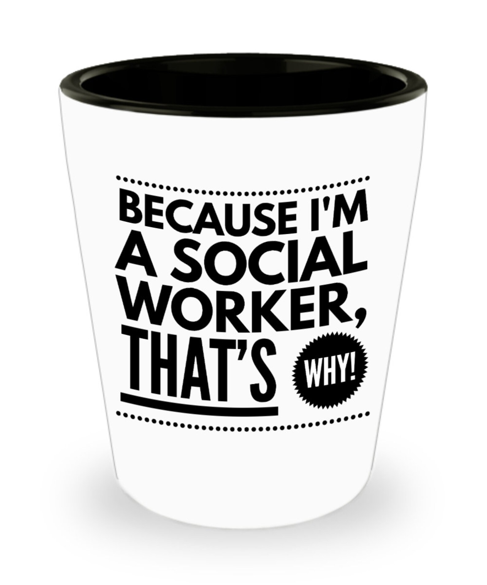 Social Worker Gift Social Work Funny Shot Glasses Graduation - Etsy