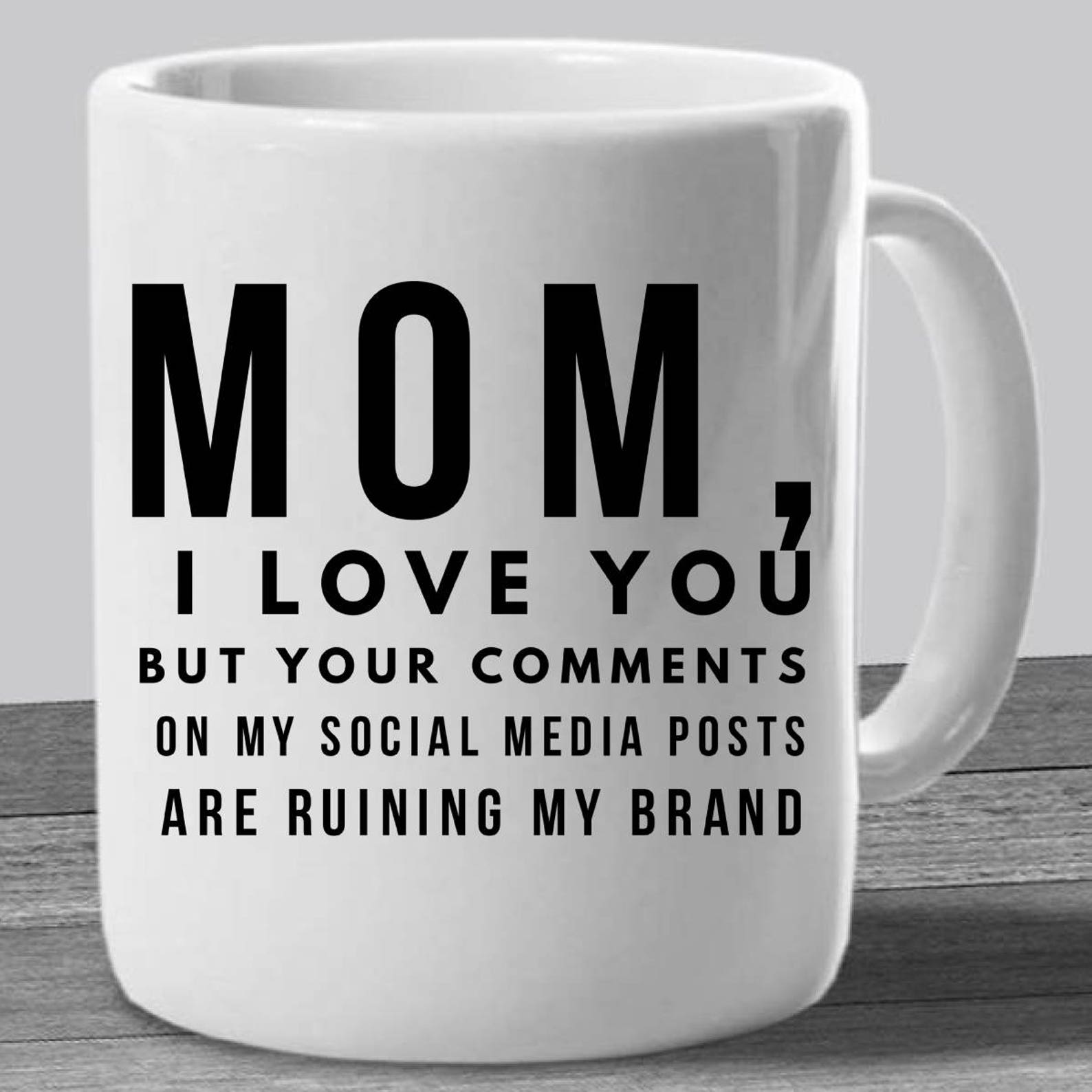 Internet Mom Social Media Posts Funny Mothers Mug Day Gift - Etsy