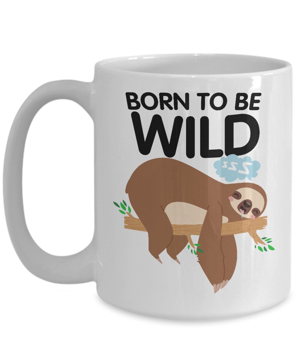 Cute Sloth Sloth Mug Sloth Gift Animal Lover Gift - Etsy