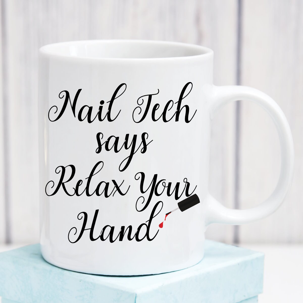 Nail Tech Mug Nail Technician Gift Nail Technician | Etsy