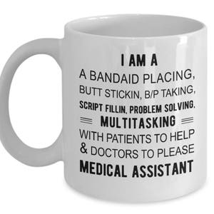 Medical Assisting Coffee Mug - Medical Assistant Mug - Medical ...