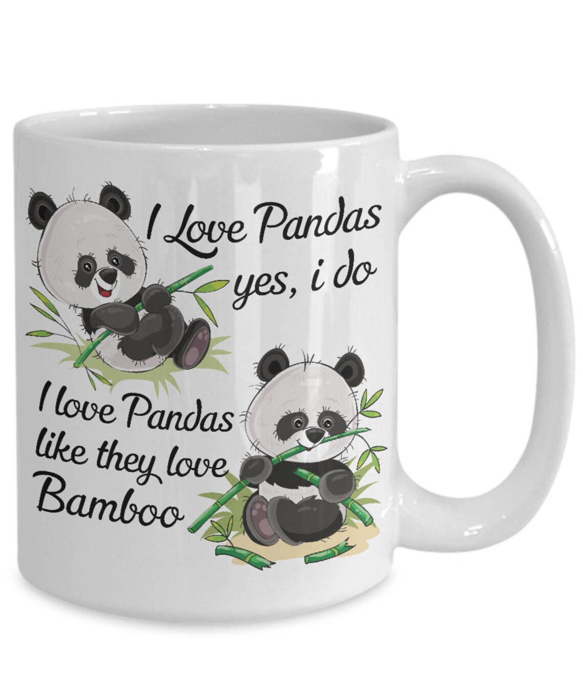 Panda Gifts Panda Coffee Mug Panda Bear Cup Animal Lover Cute | Etsy