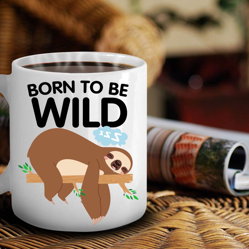 Cute Sloth Sloth Mug Sloth Gift Animal Lover Gift - Etsy