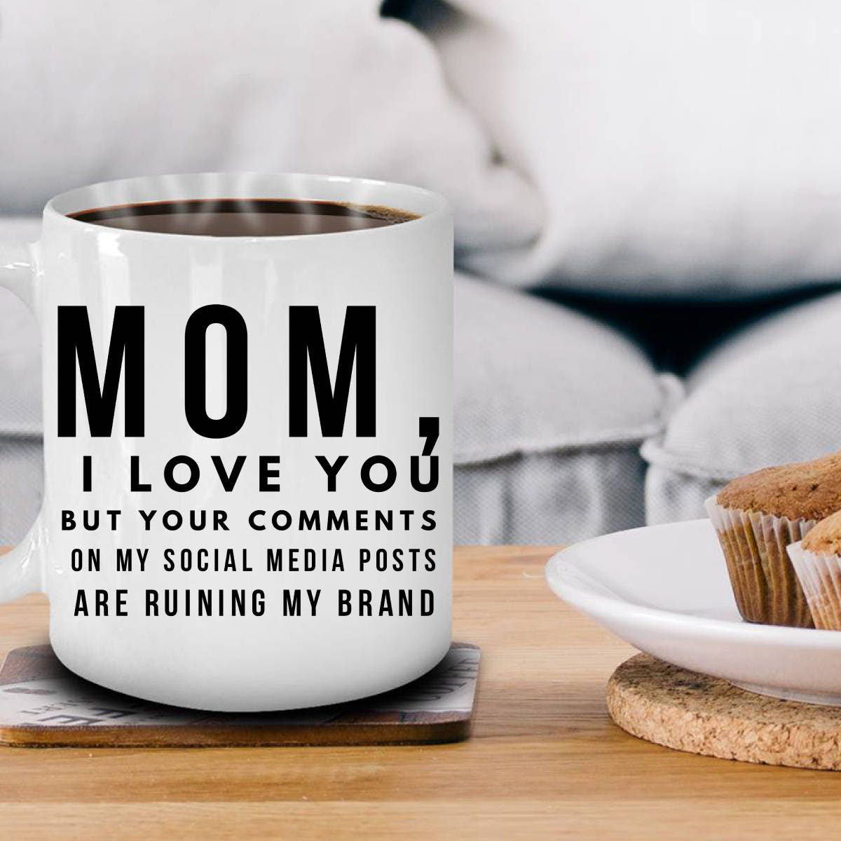 Internet Mom Social Media Posts Funny Mothers Mug Day Gift - Etsy