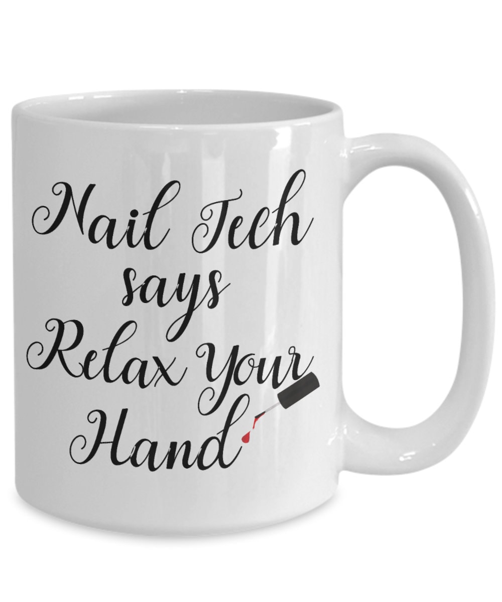 Nail Tech Mug Nail Technician Gift Nail Technician | Etsy