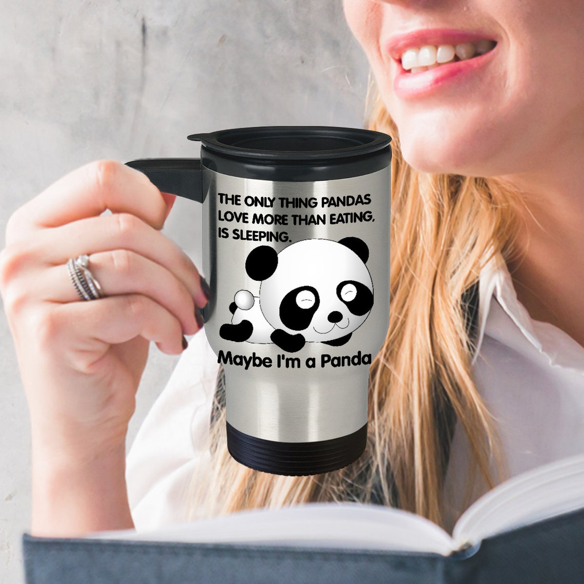 Pandas Travel Mug Panda Gifts Panda Coffee Mug Panda Bear - Etsy