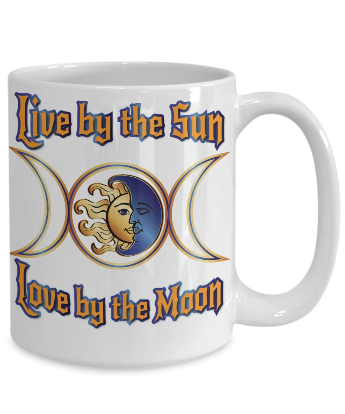 Moon Child Mug Pagan Gifts Coffee Mug Witch Wiccan Moon Sun | Etsy