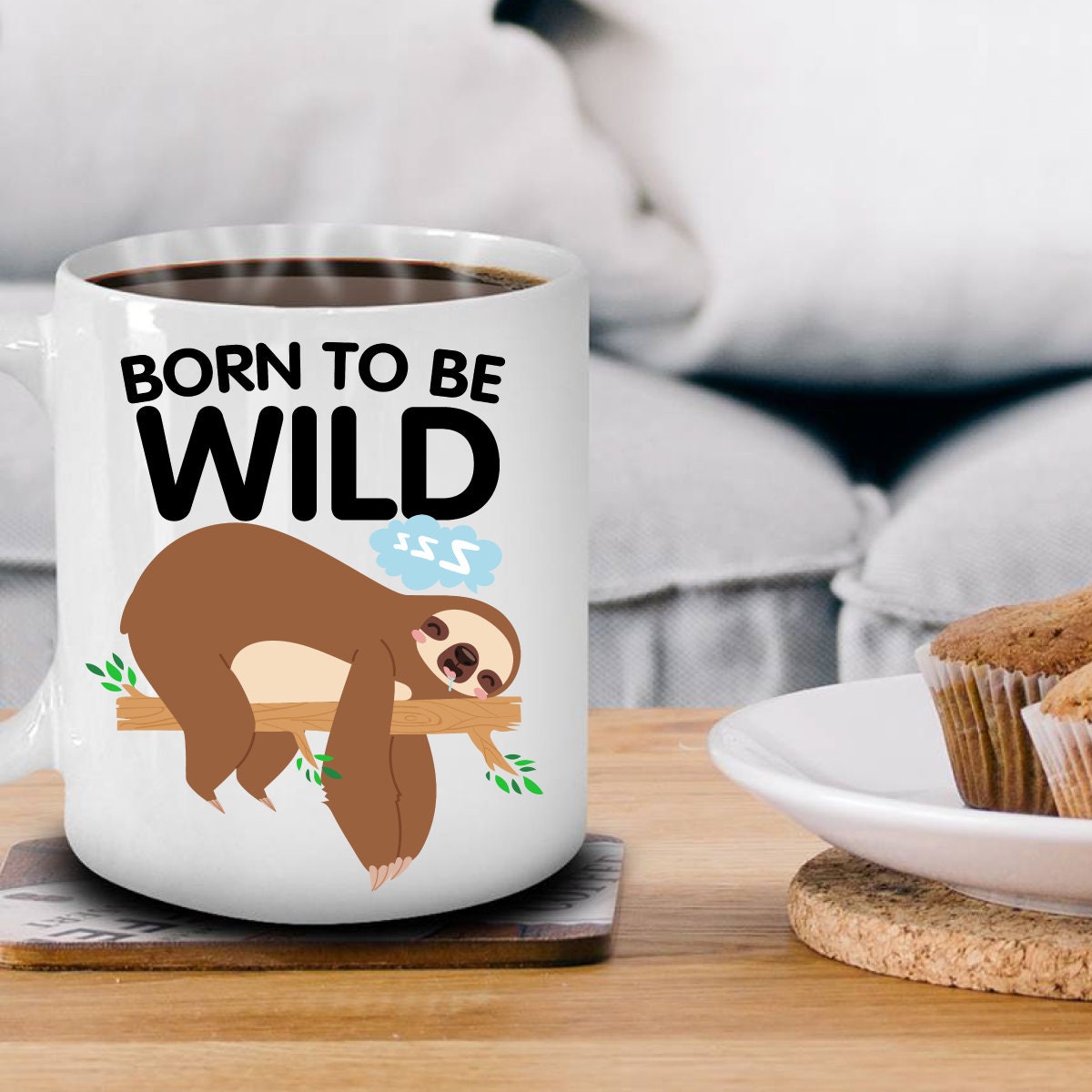 Cute Sloth Sloth Mug Sloth Gift Animal Lover Gift | Etsy