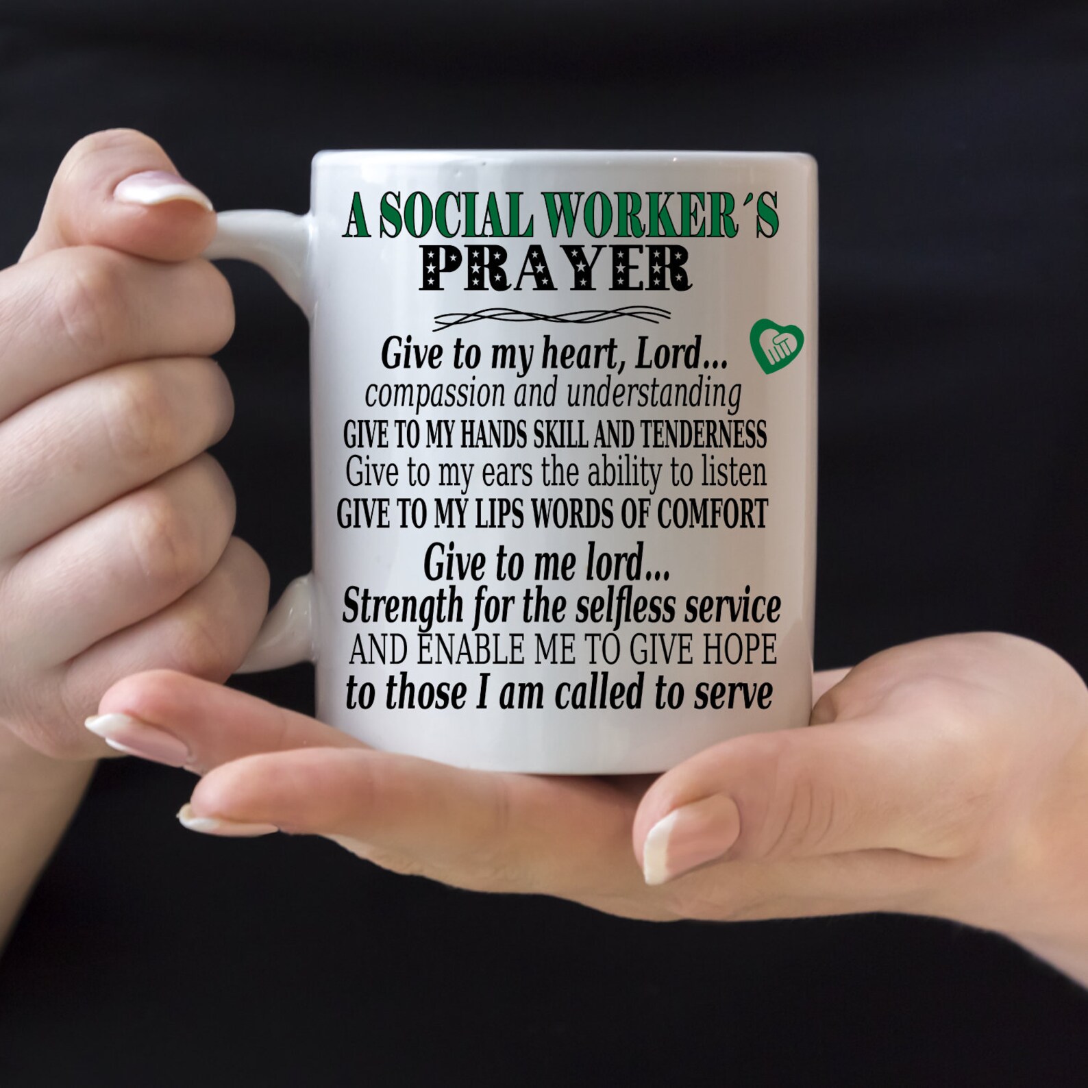Social Worker Prayer Social Worker Stuff Social Work Mug | Etsy