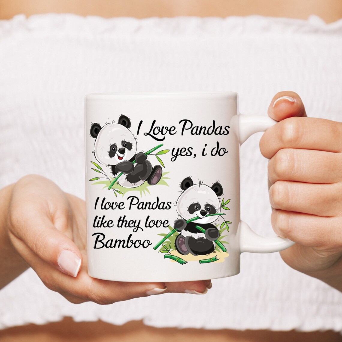 Panda Gifts Panda Coffee Mug Panda Bear Cup Animal Lover Cute | Etsy