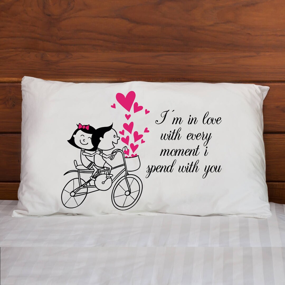 Romantic Gift Couples Bedding Pillowcases Valentines Anniversary Gift ...